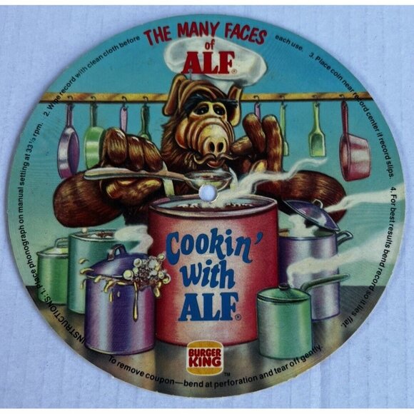 Burger King | Other | Vintage 98s Burger King Cooking With Alf Premium ...